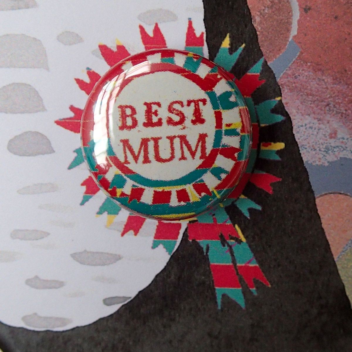 Best Mum Cat Badge Card – The Cat Gallery