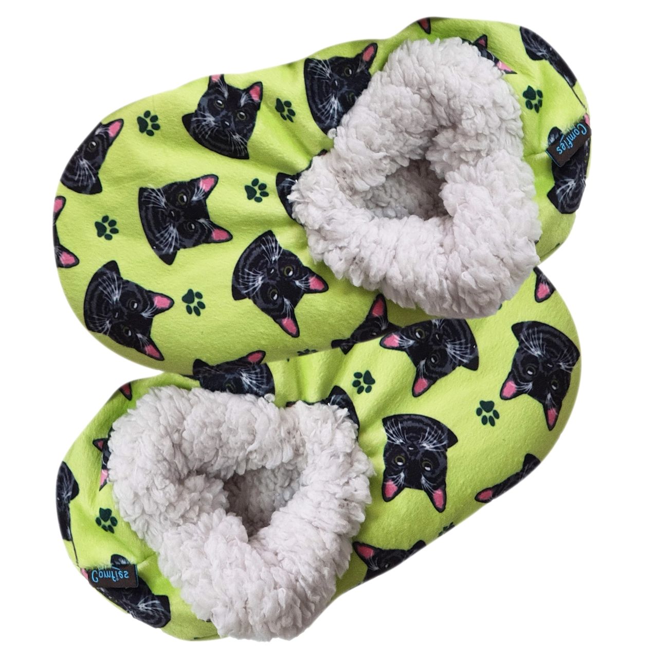 Claret Peek-a-Boo Feline Slippers | Cat Slippers – The Cat Gallery