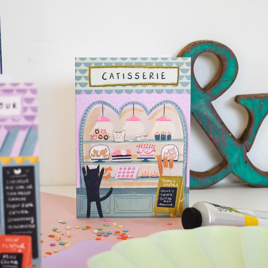 Catisserie Art Cat Card – The Cat Gallery