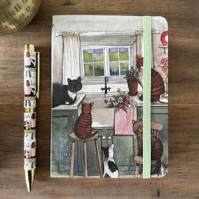 Cats in the Kitchen Chunky Notebook, by Alex Clark – The Cat Gallery