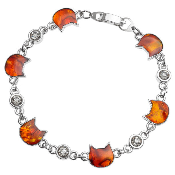 Paua Shell Cat Head Bracelet – The Cat Gallery
