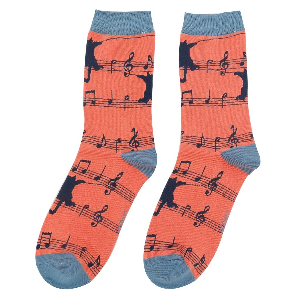 Musical Kitty Socks UK 4-7 – The Cat Gallery