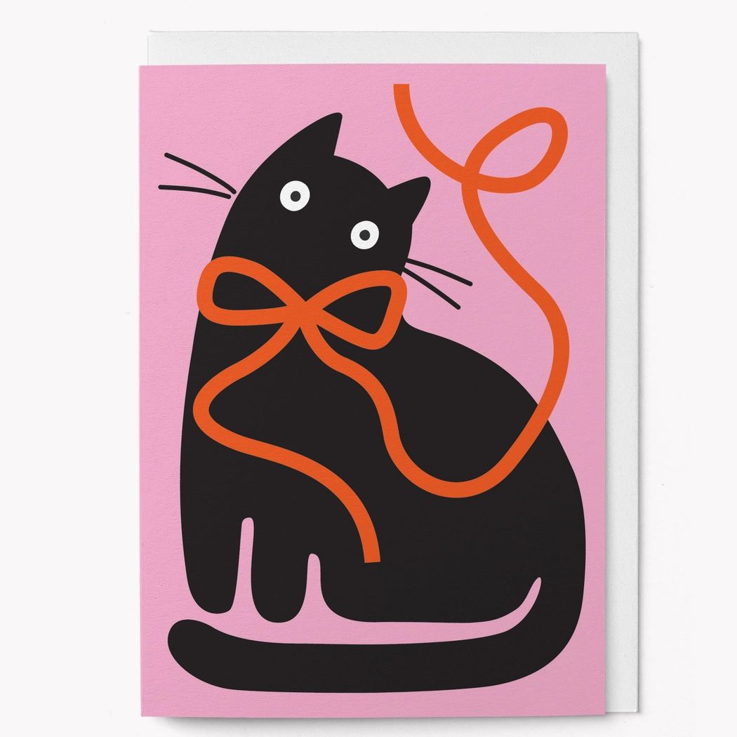 Ribbon Cat Graphic Card – The Cat Gallery