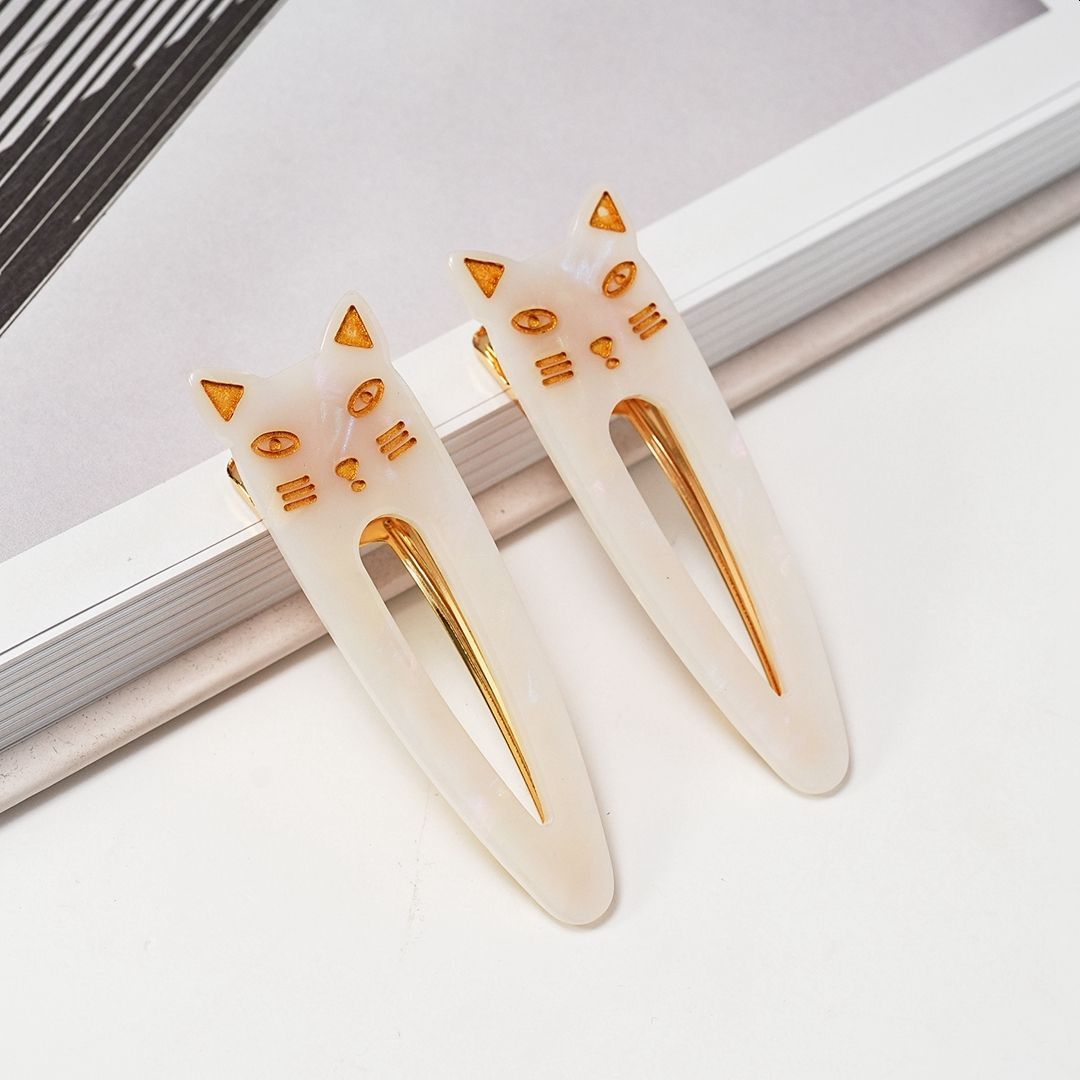 Twin Pack Cat Hair Clips – The Cat Gallery