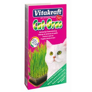 Vitakraft Cat Grass - 120g Refill Bag for Indoor Cats – The Cat Gallery